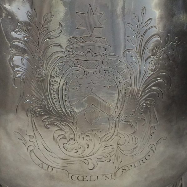 Boston Silver Covered Pitcher by Benjamin Burt Circa 1780